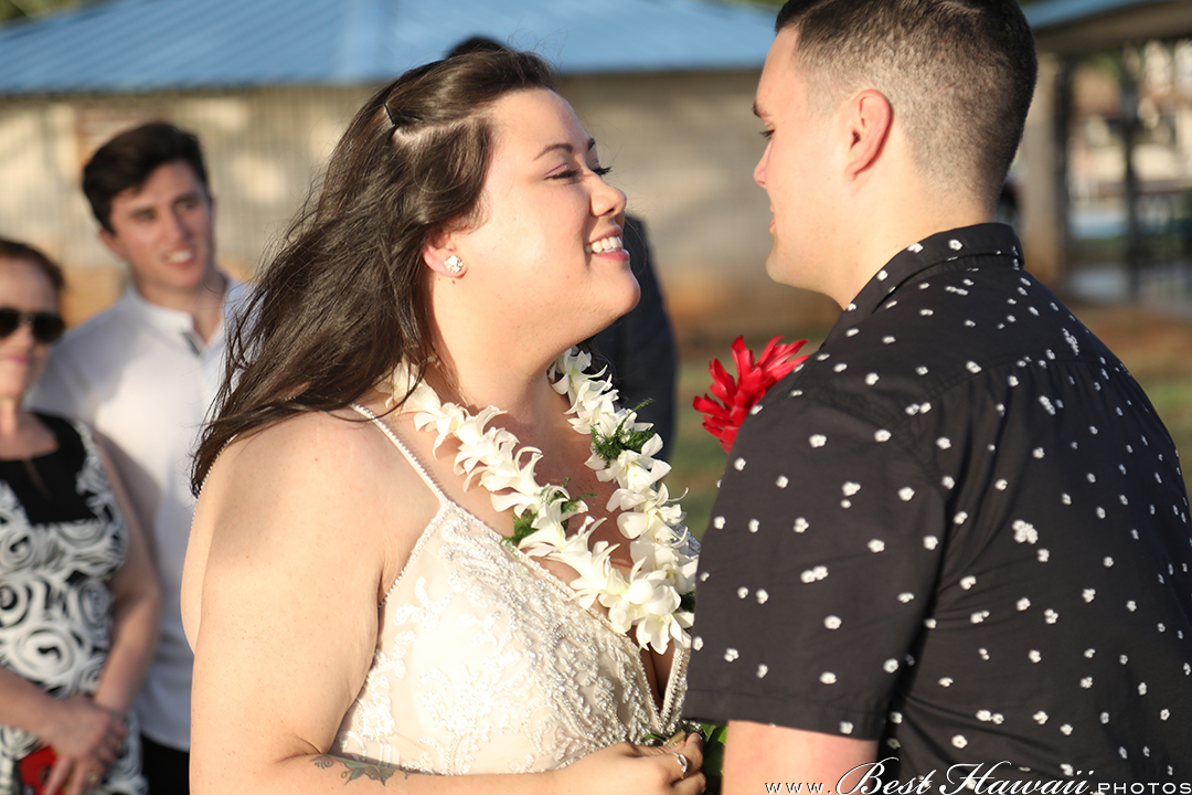 Sunset Wedding at Foster's Point Pearl Harbor-Hickam - Best Hawaii Photos